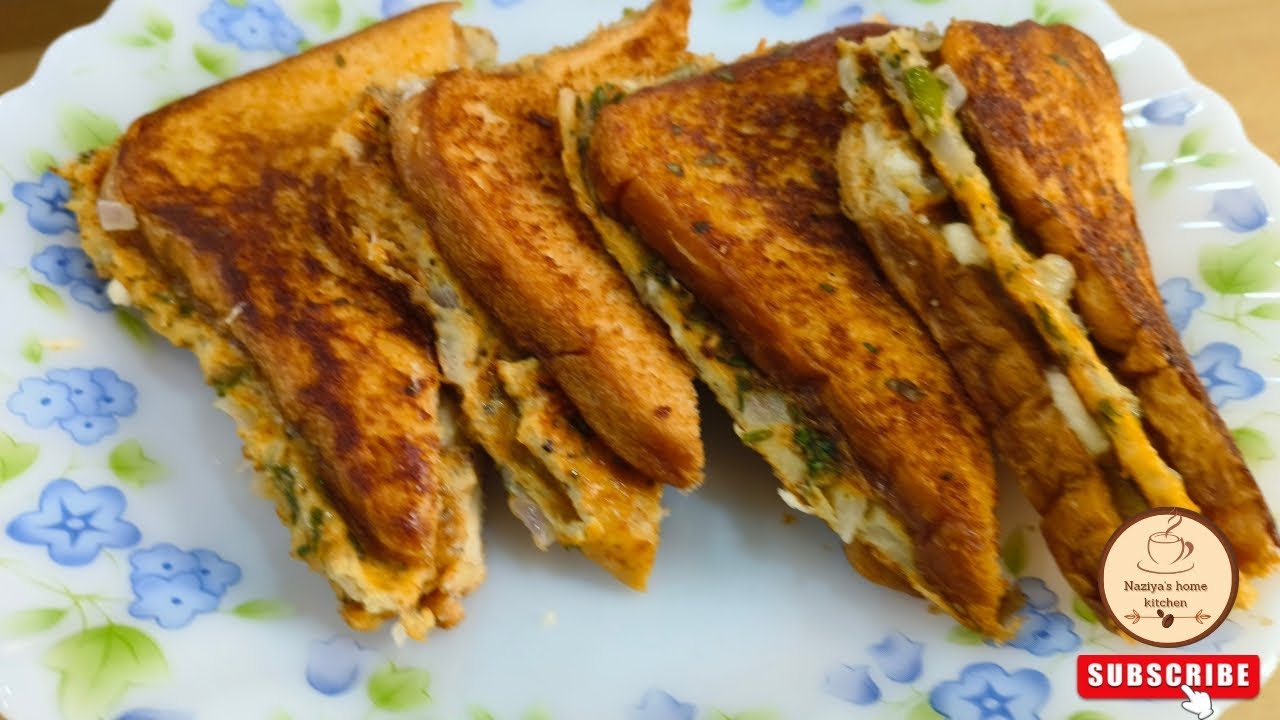 BREAD OMELETTE RECIPE | BREAD EGG SANDWICH RECIPE | 10 minutes Easy ...