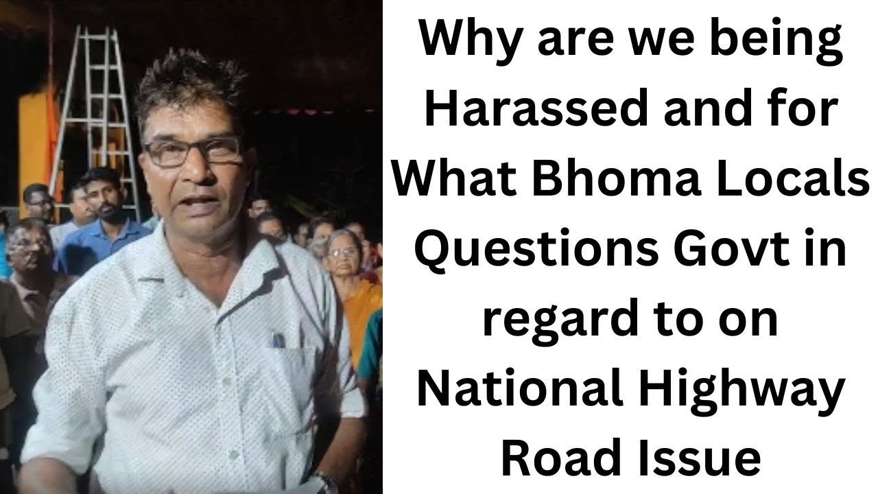 Goan Reporter: Press Conference by Bhoma Locals on National Highway ...