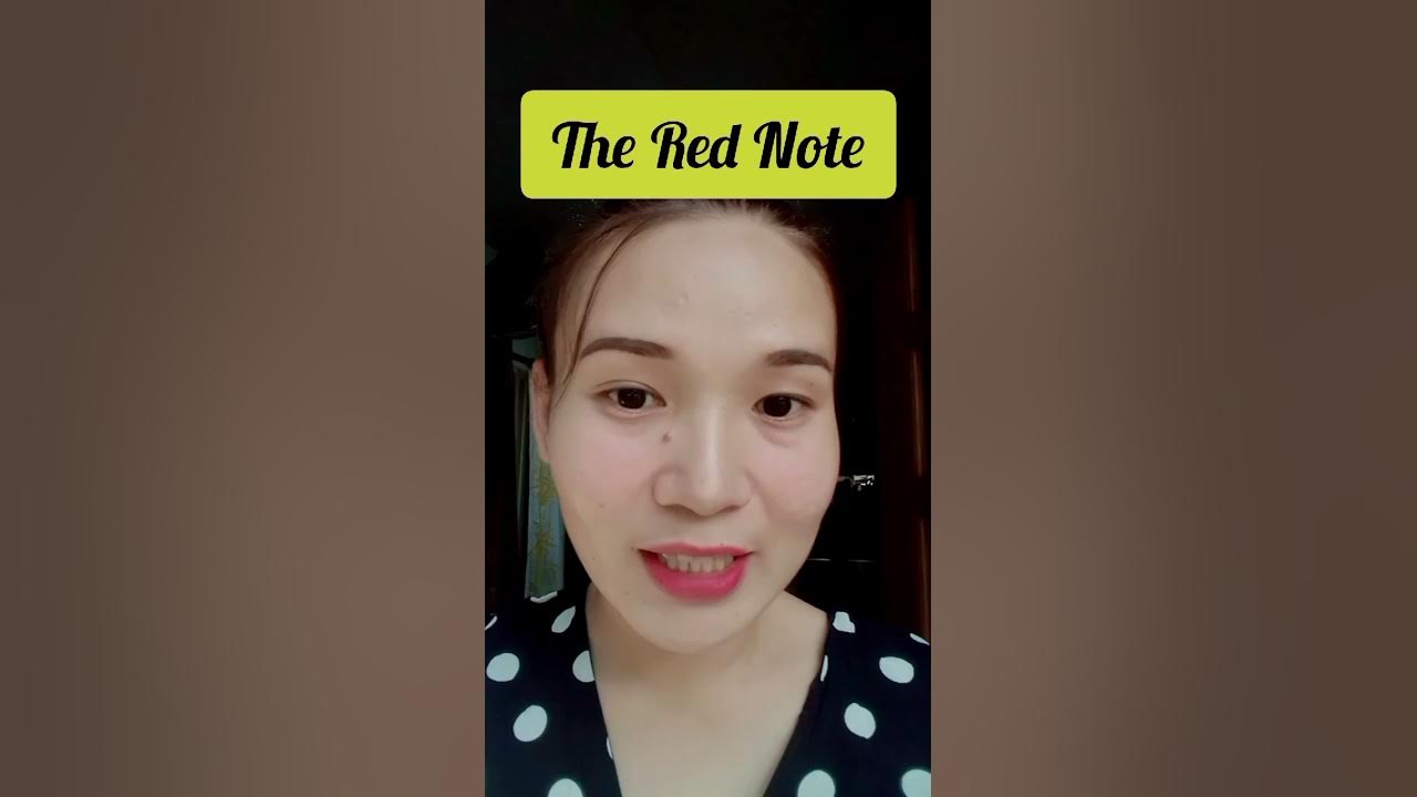 The Red Note App - YouTube