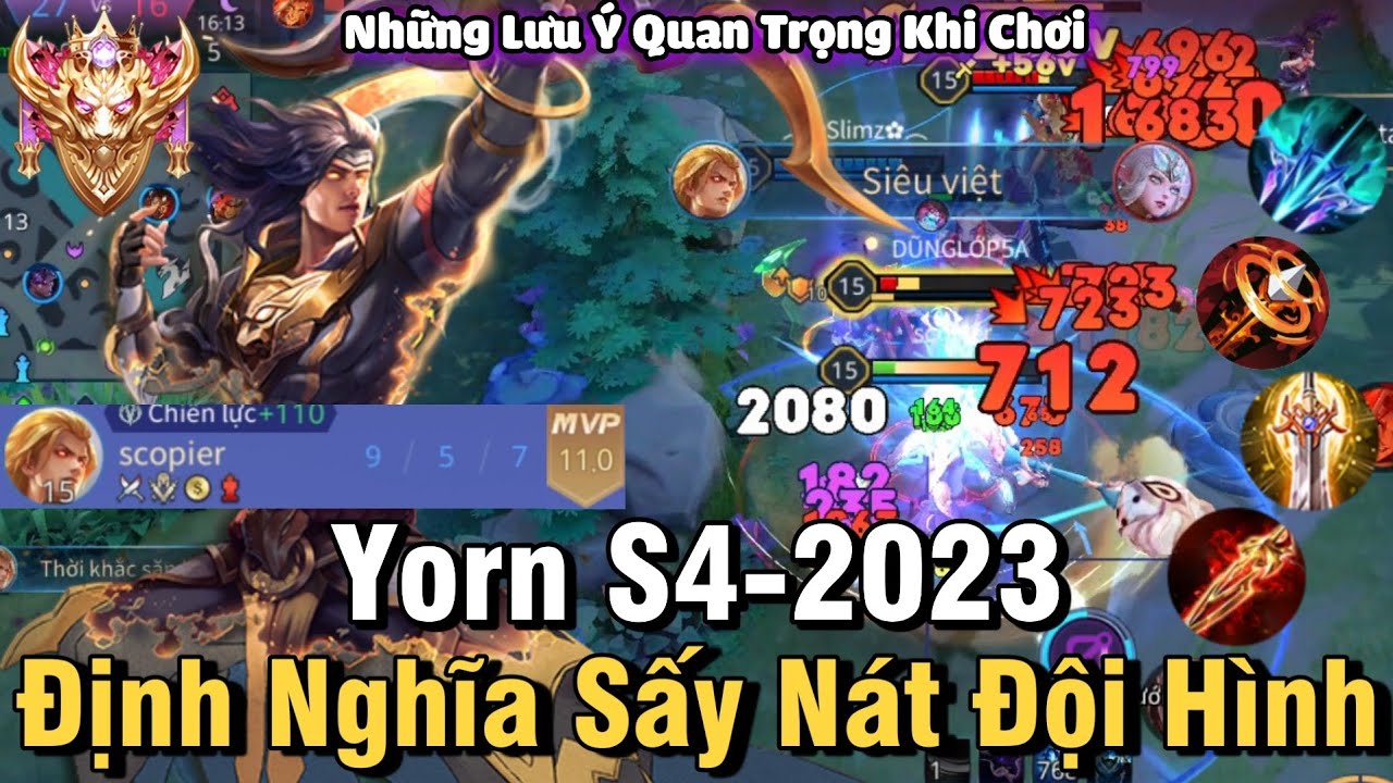 Yorn S4-2023 Liên Quân Mobile | Cách Chơi, Lên Đồ, Phù Hiệu, Bảng Ngọc ...