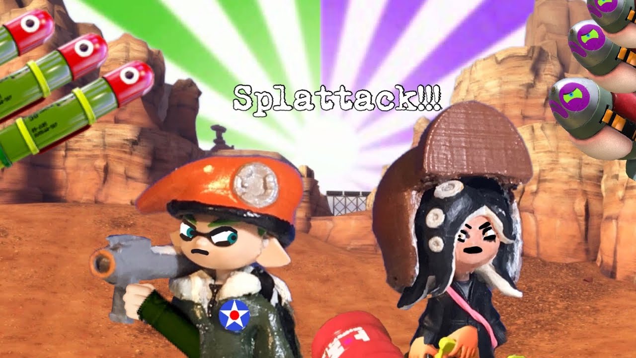 Splatoon Stop Motion- Splattack!!! - YouTube