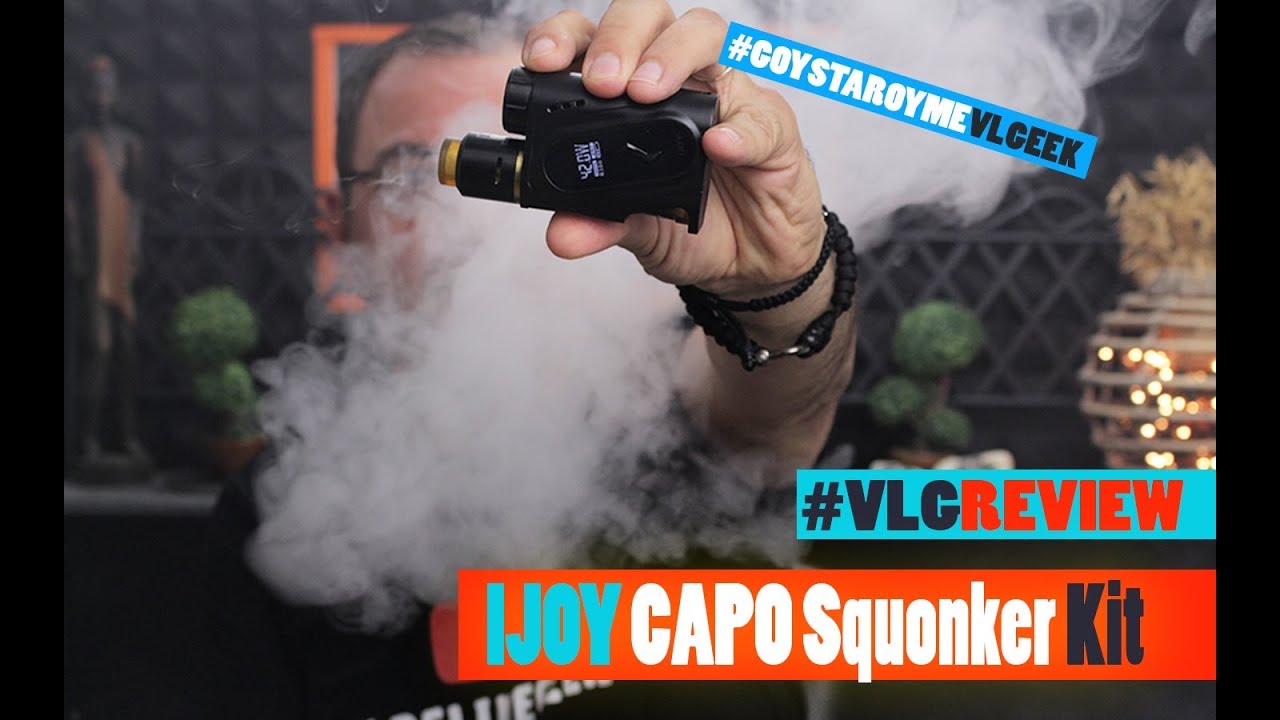 IJOY CAPO Squonker Kit 100W - Build Combo RDA - Review - YouTube