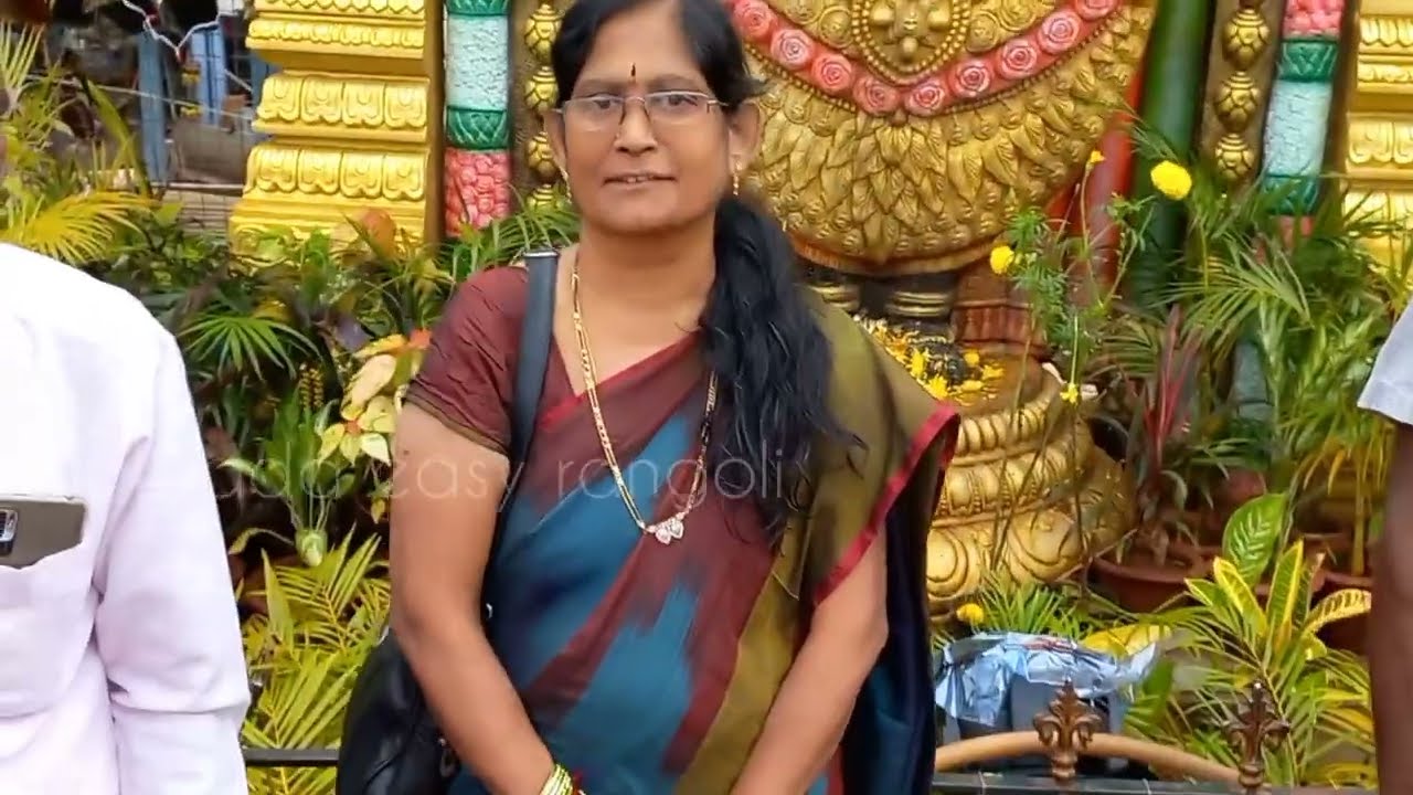 Tirumala tirupati lo oka roju | vlog | balivada easy rangoli - YouTube