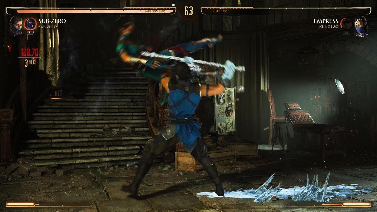 Mortal Kombat 1, Sub Zero brutality- absolute zero - YouTube