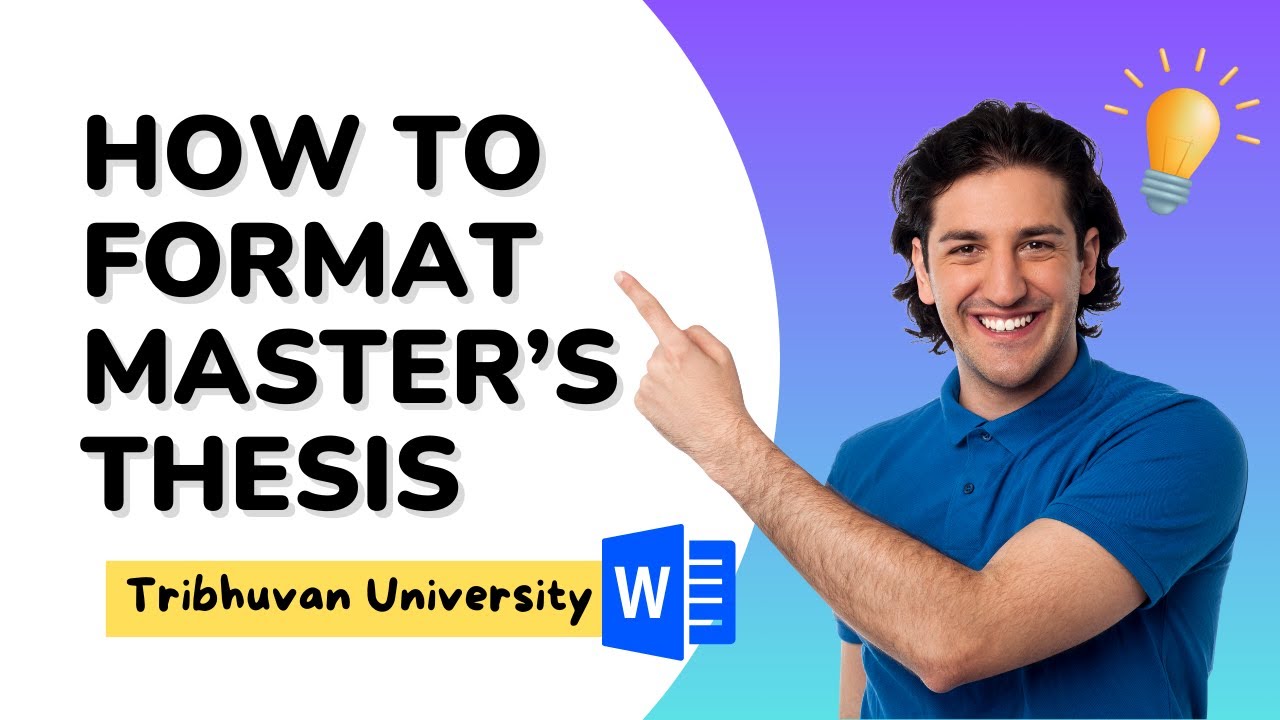 How to Complete the Formatting of Master's Thesis 2024 (Tutorial ...