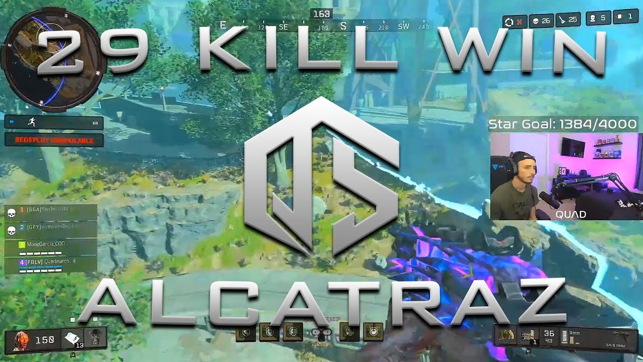 29 KILL WIN ON ALCATRAZ - YouTube