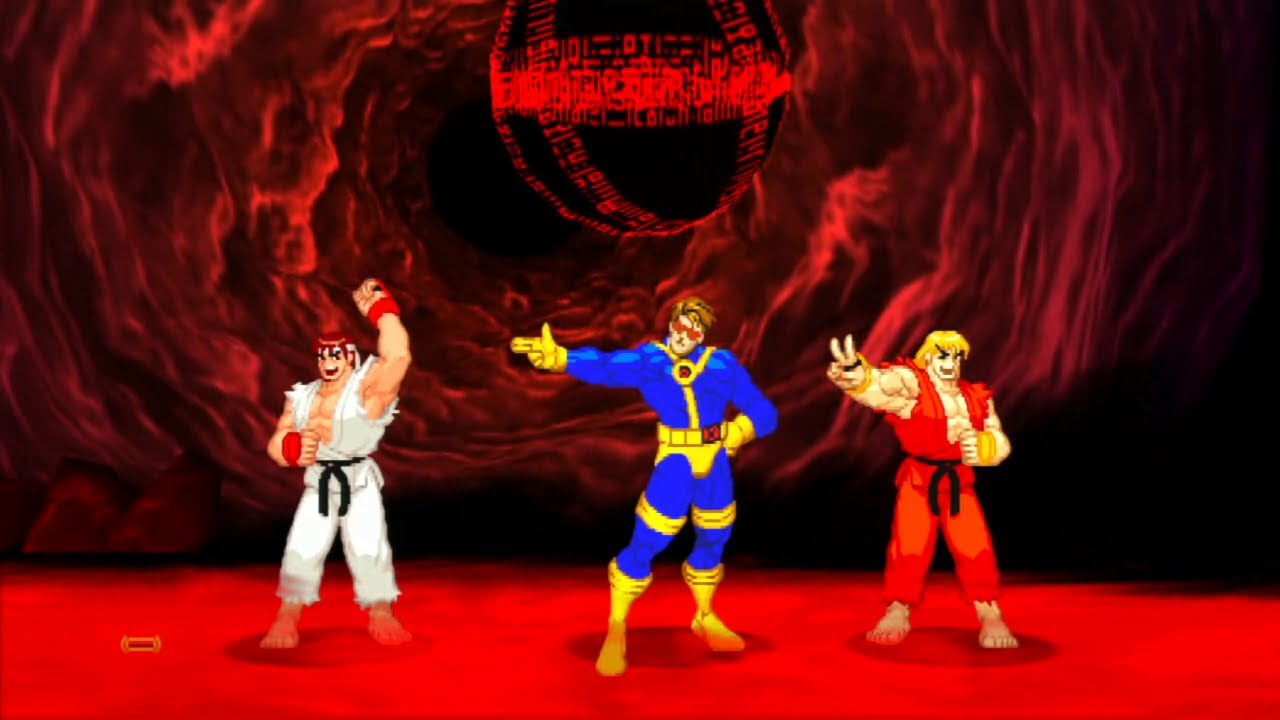 Marvel VS Capcom 2 - Ryu/Cyclops/Ken - Expert Difficulty Playthrough ...