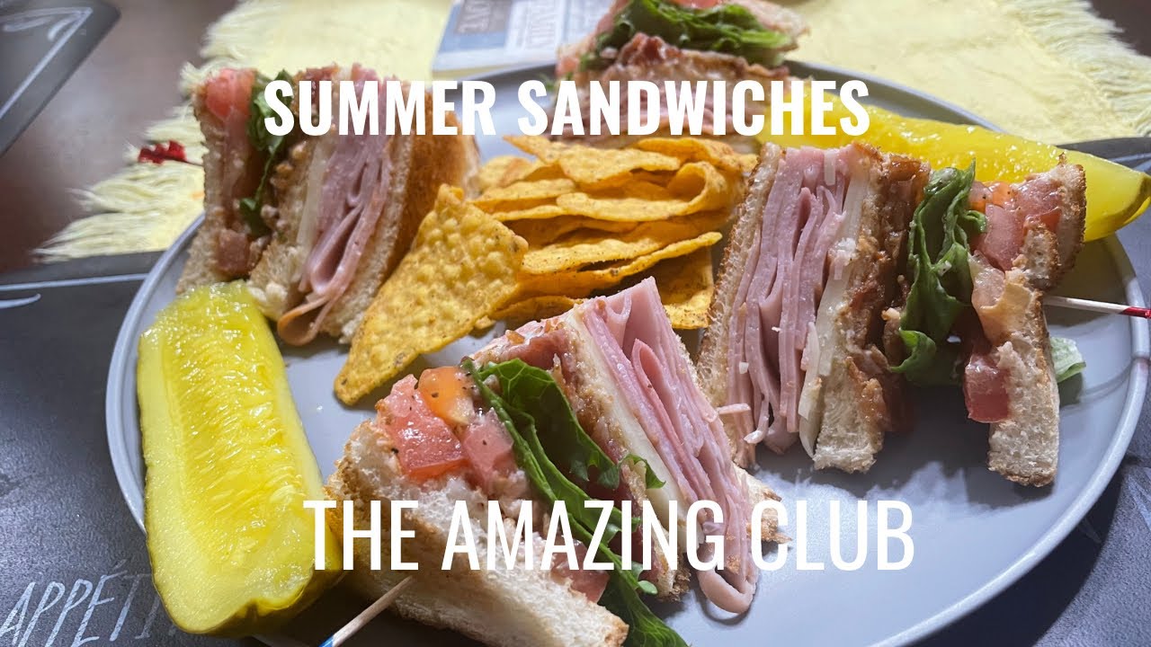 The Amazing Club Sandwich #homemade #cooking #diy #goodeats - YouTube