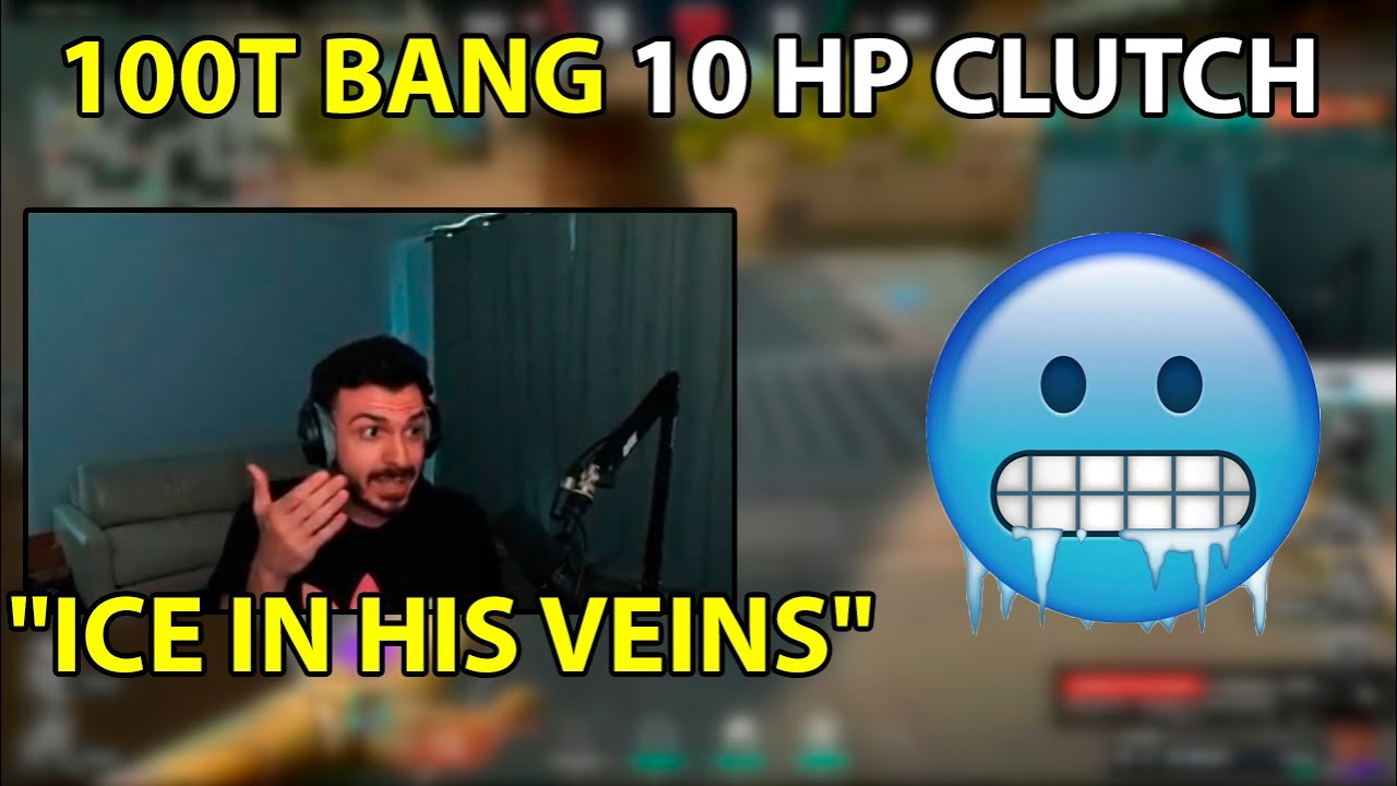 Tarik Reacts to 100T BANG 10 HP CLUTCH | Valorant highlights | VCT NA ...