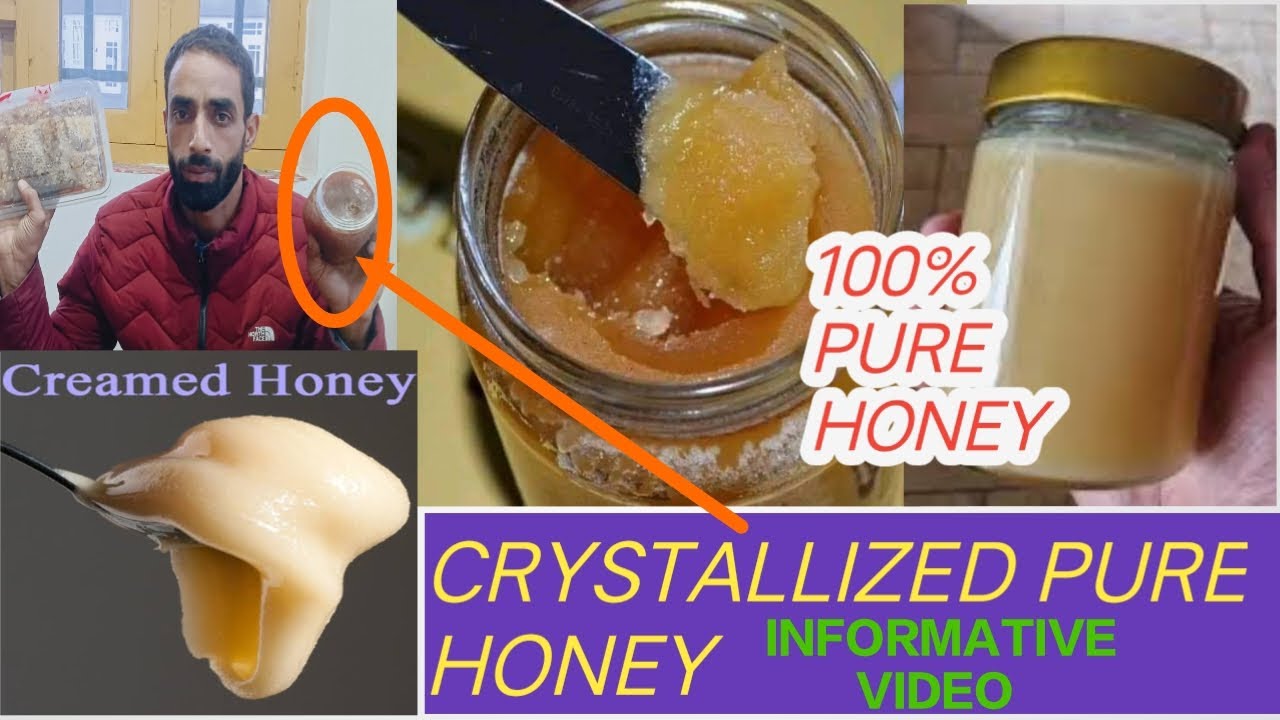 Cream honey crystilzed honey 🍯 Crystallization is natural process # ...