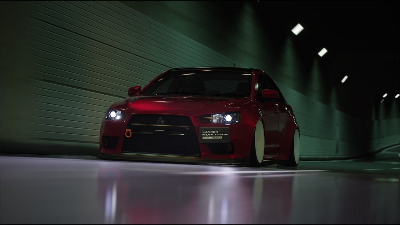 Mitsubishi Lancer Evo X | Assetto Corsa | 4K Cinematic - YouTube