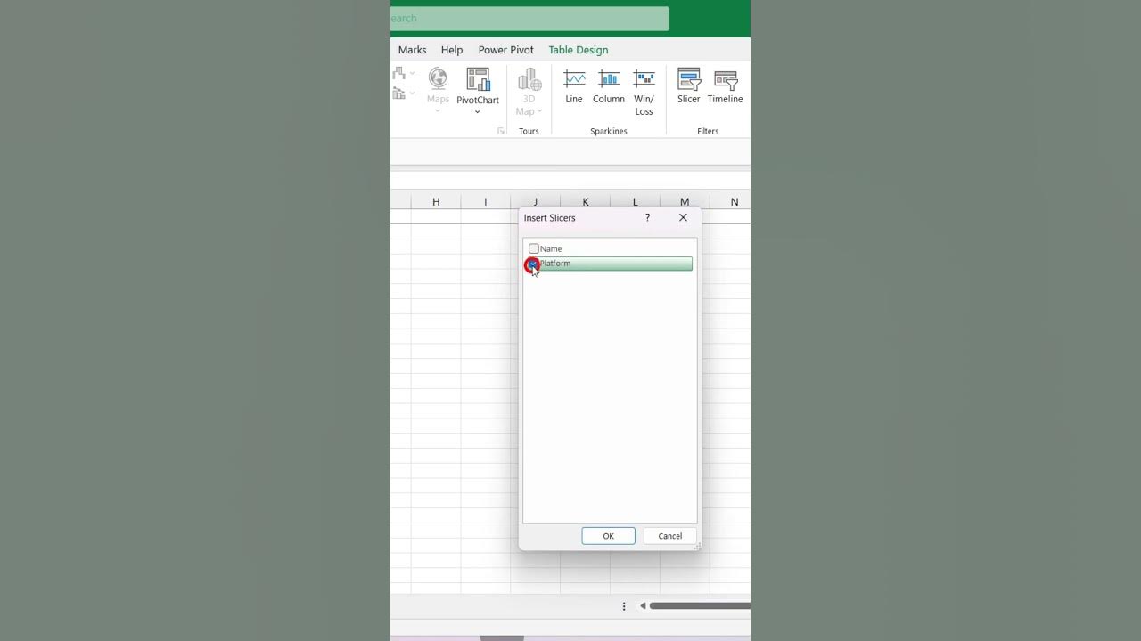 How To Add A Slicer Excel Exceltips Exceltutorial Youtube