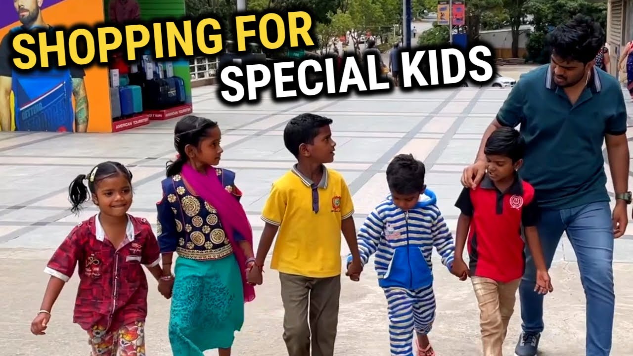Shopping For Special Kids | Buying Cloths & Giving KFC Treat To Poor ...