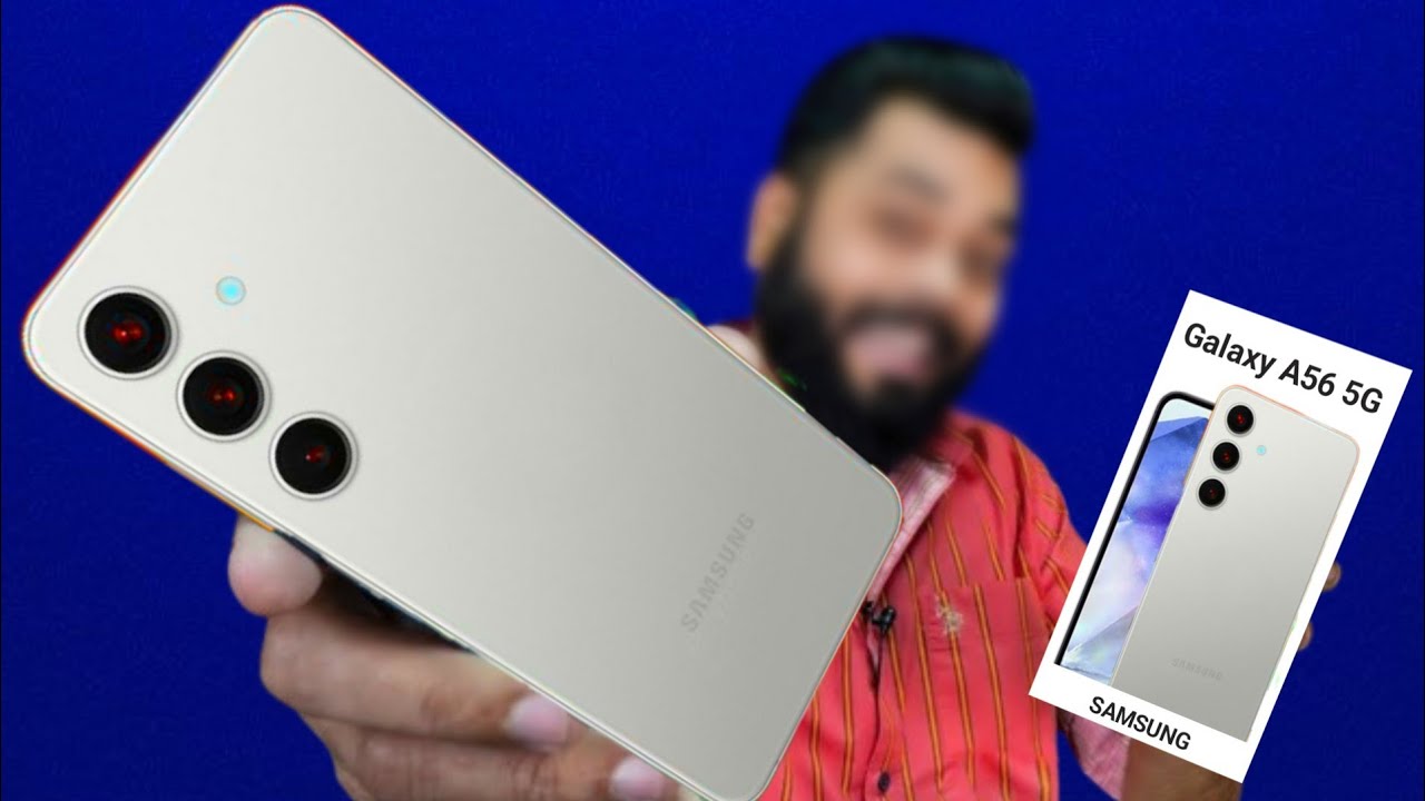Samsung Galaxy A56 5G Unboxing, review & quick look - YouTube