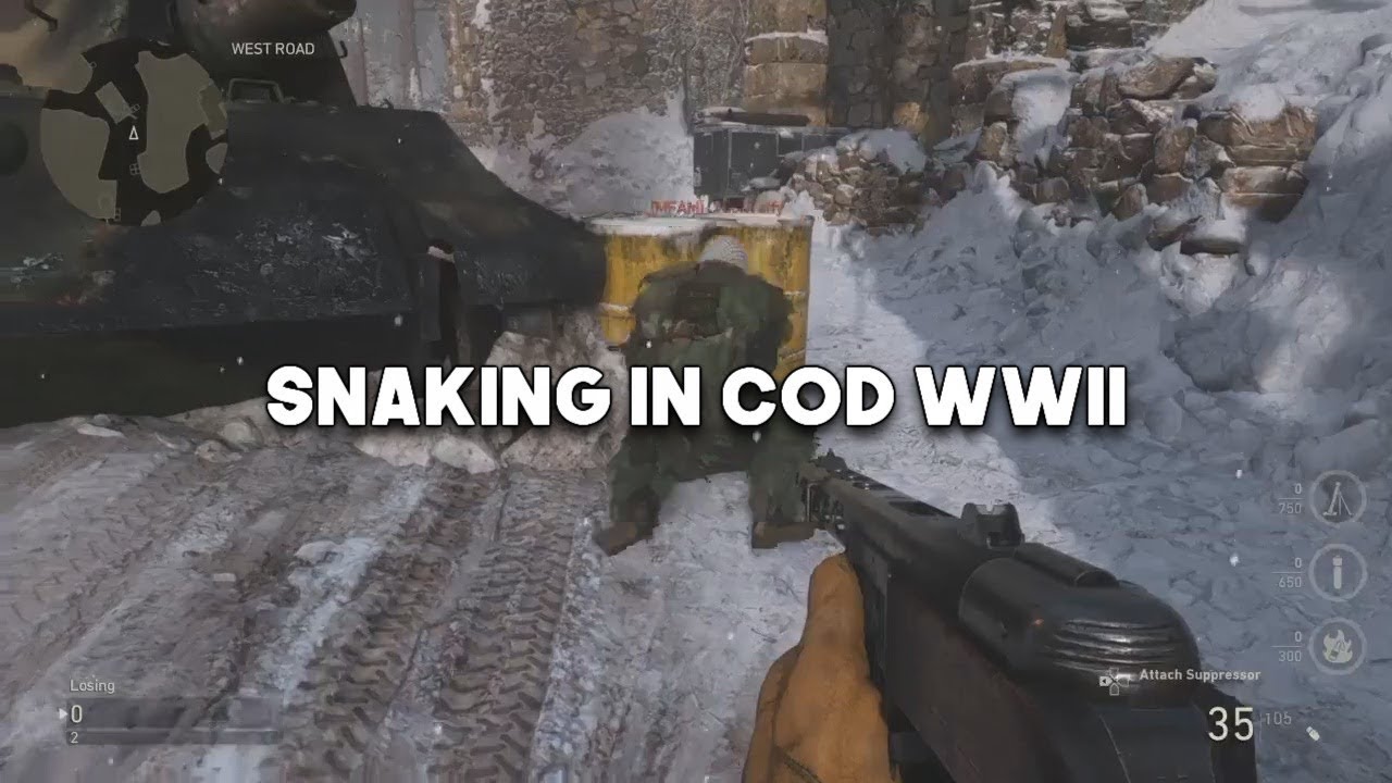 What SNAKING is in COD WWII... - YouTube