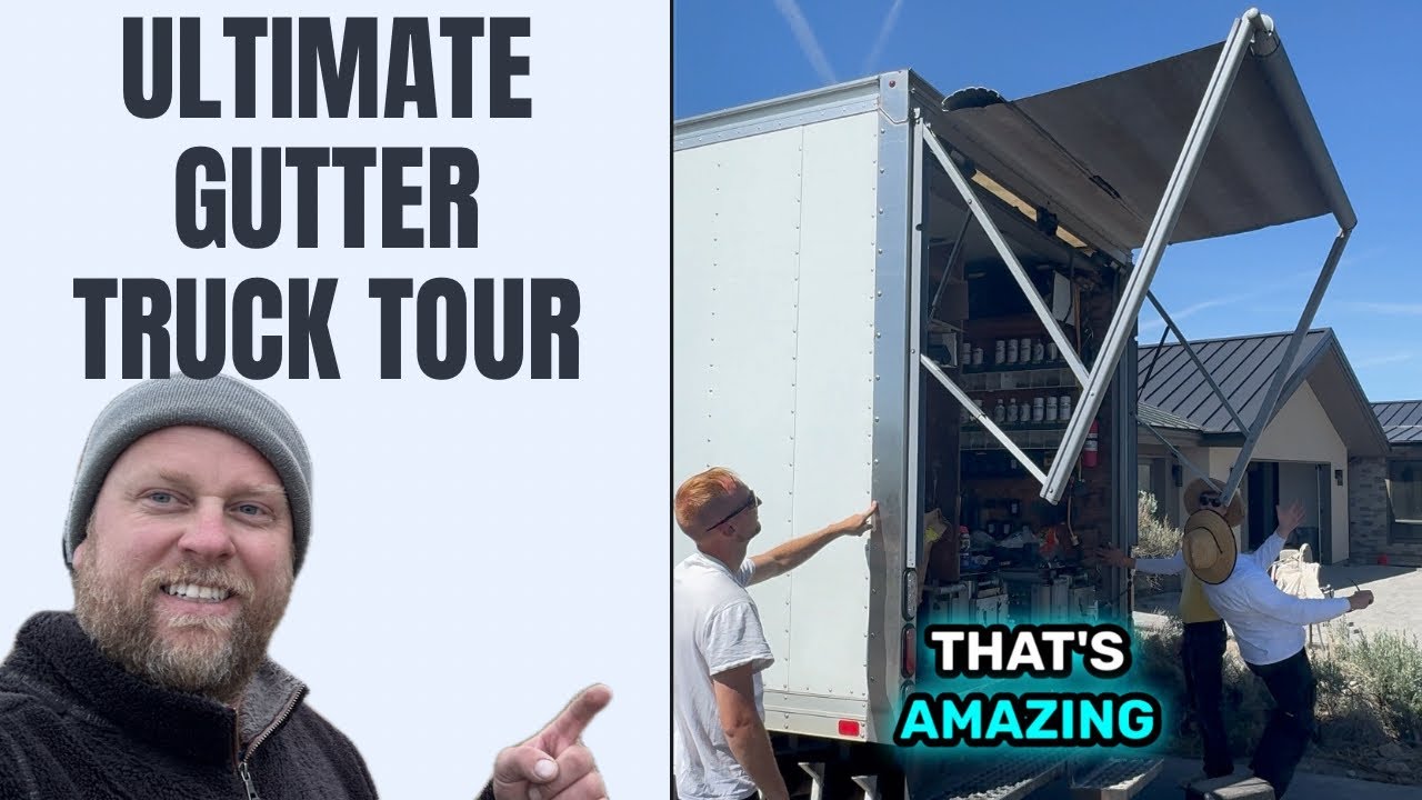 🚛 [4K] ULTIMATE Gutter Truck Tour | The Most Advanced Mobile Workshop ...