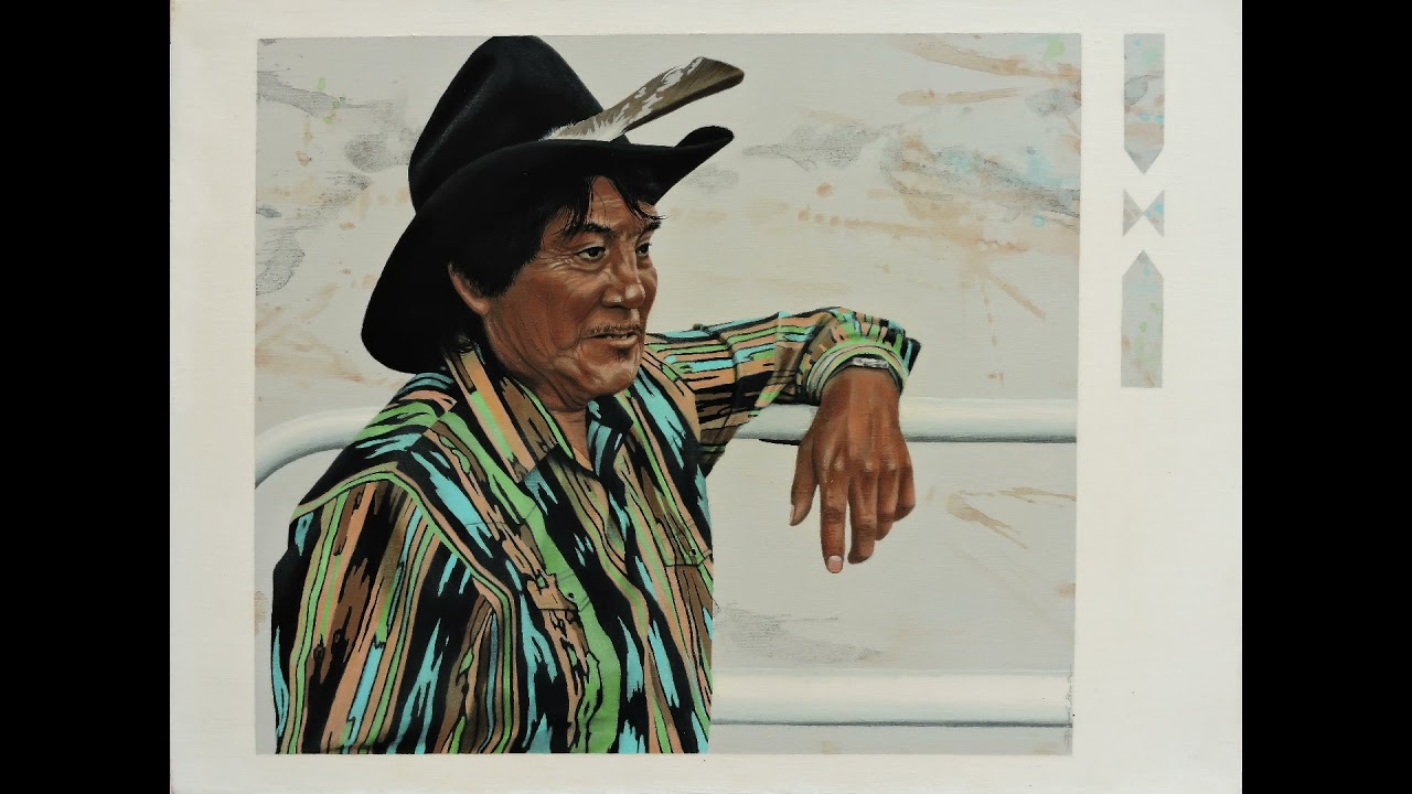 Artist Michael G. Booth’s Reservation Indian Paintings - YouTube