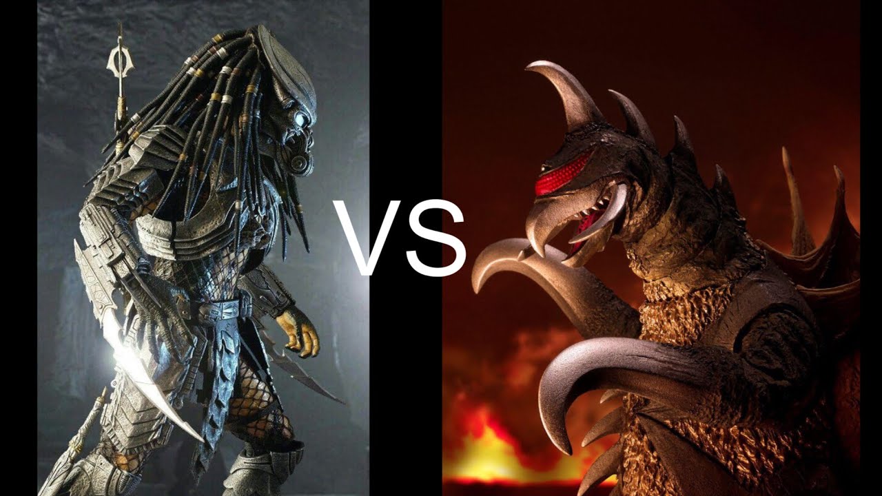 Gigan vs predator - stop motion animation - YouTube
