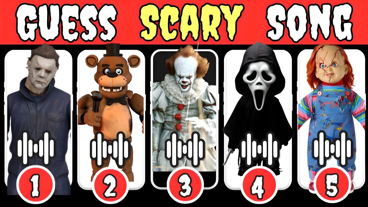 Guess The Scary Movie Characters by Song | Recognize the Scary Singer ...