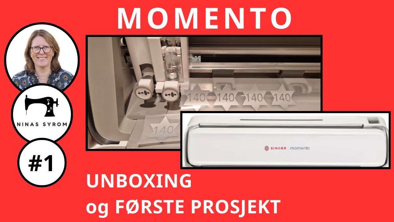 Singer Momento unboxing og første prosjekt - størrelsesmerkelapper du ...
