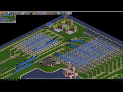 OpenTTD in 4K with 32bit graphics - YouTube
