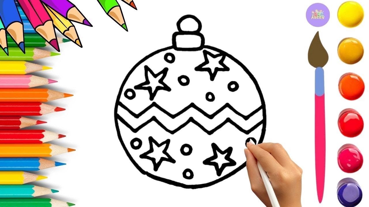 How To Draw cute Magic Ball Drawing, Painting & Coloring For Kids and ...