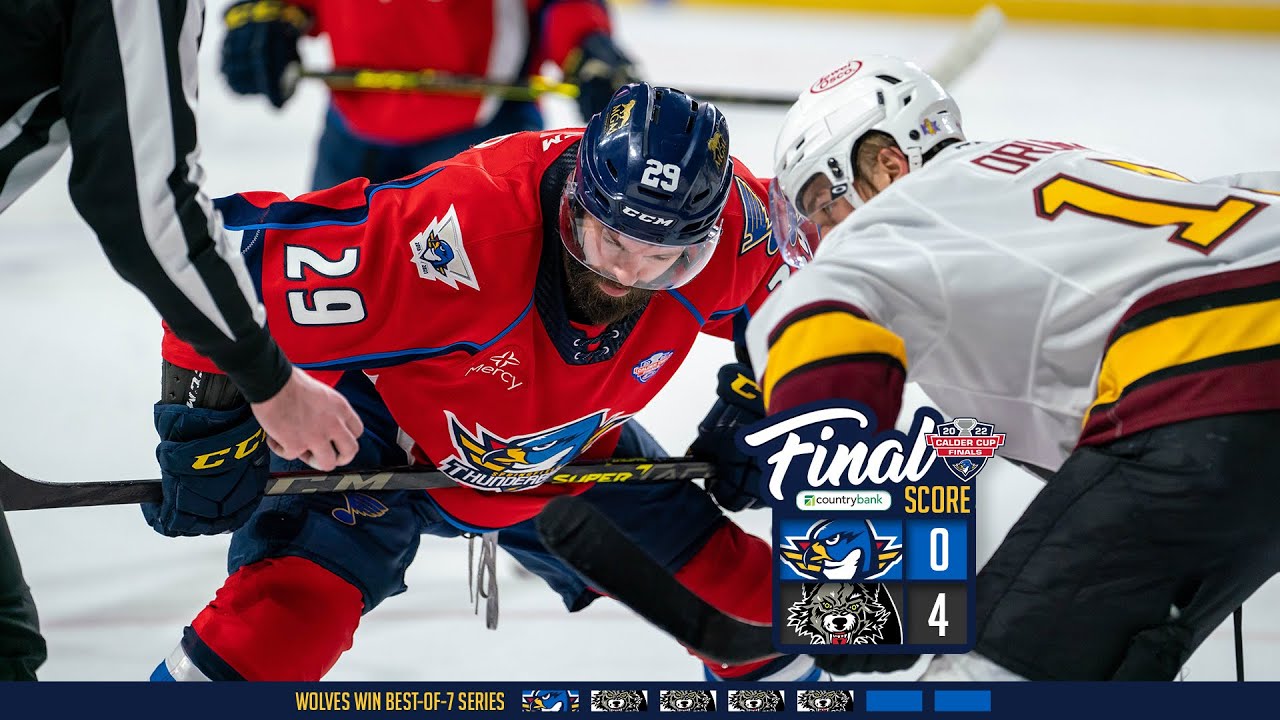 Wolves Beat Thunderbirds to Take Calder Cup Championship - YouTube
