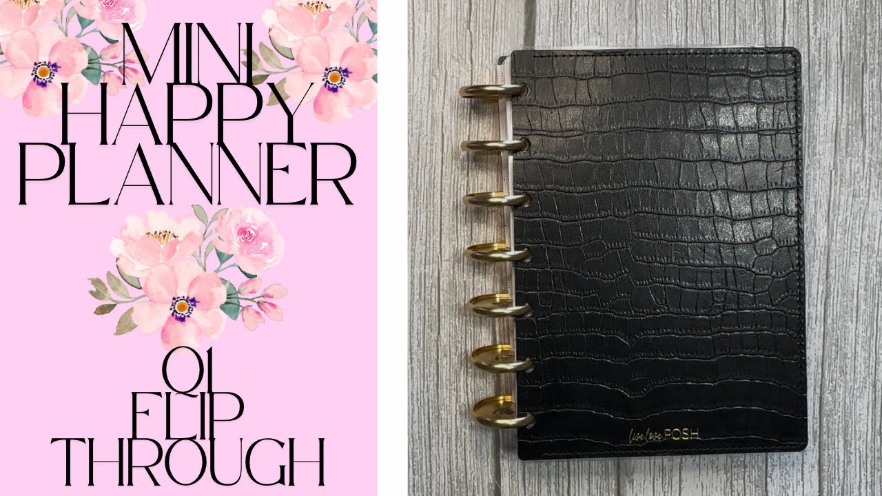 HAPPY PLANNER MINI | 2025 Q1 FLIP THROUGH - YouTube