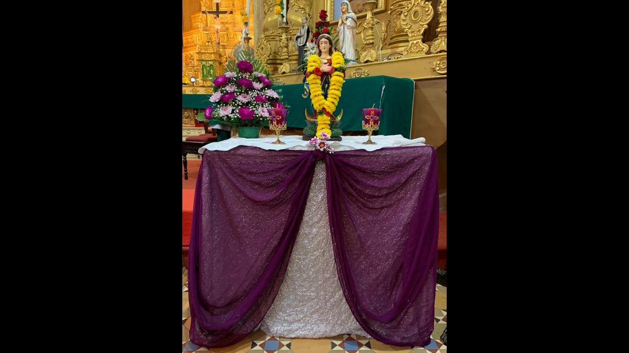 1st Novena Mass of Our Lady of BOA MORTE - Assolna Church - YouTube