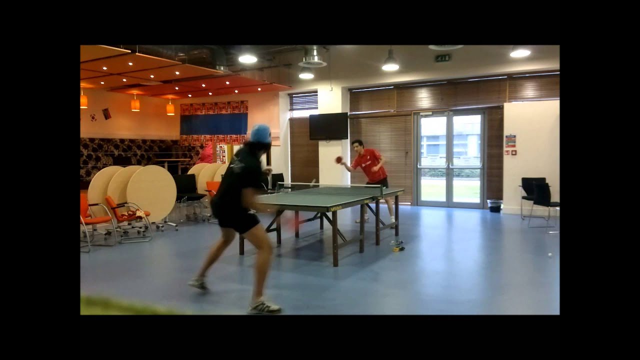 Hasitha Samaraweera & Sepehr Bidari Table Tennis Training in Glasgow ...