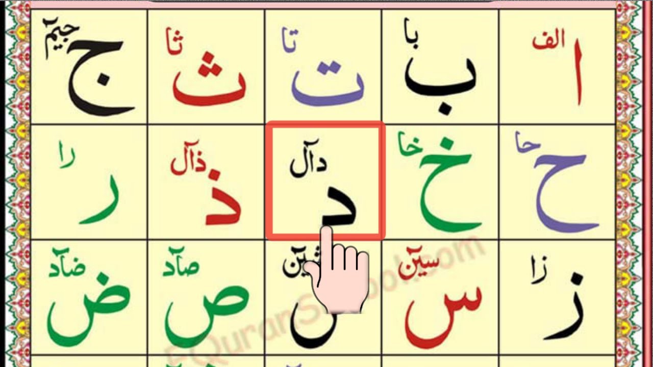 Alif baa taa | Arabic Alphabets | Quran | Lesson first | Arabic for ...