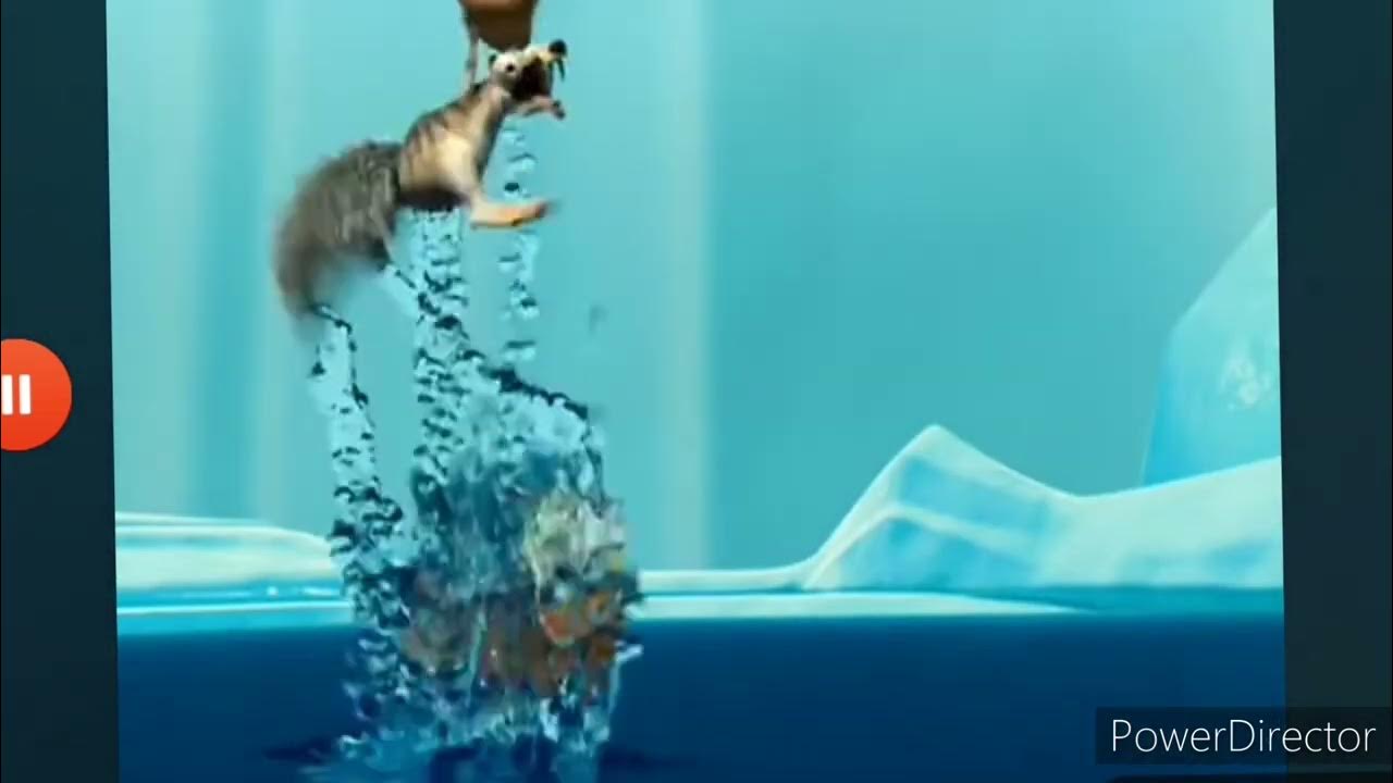 Ice Age The Meldown Scrat Vs Piranhas Deleted Version Creepypasta Version Youtube