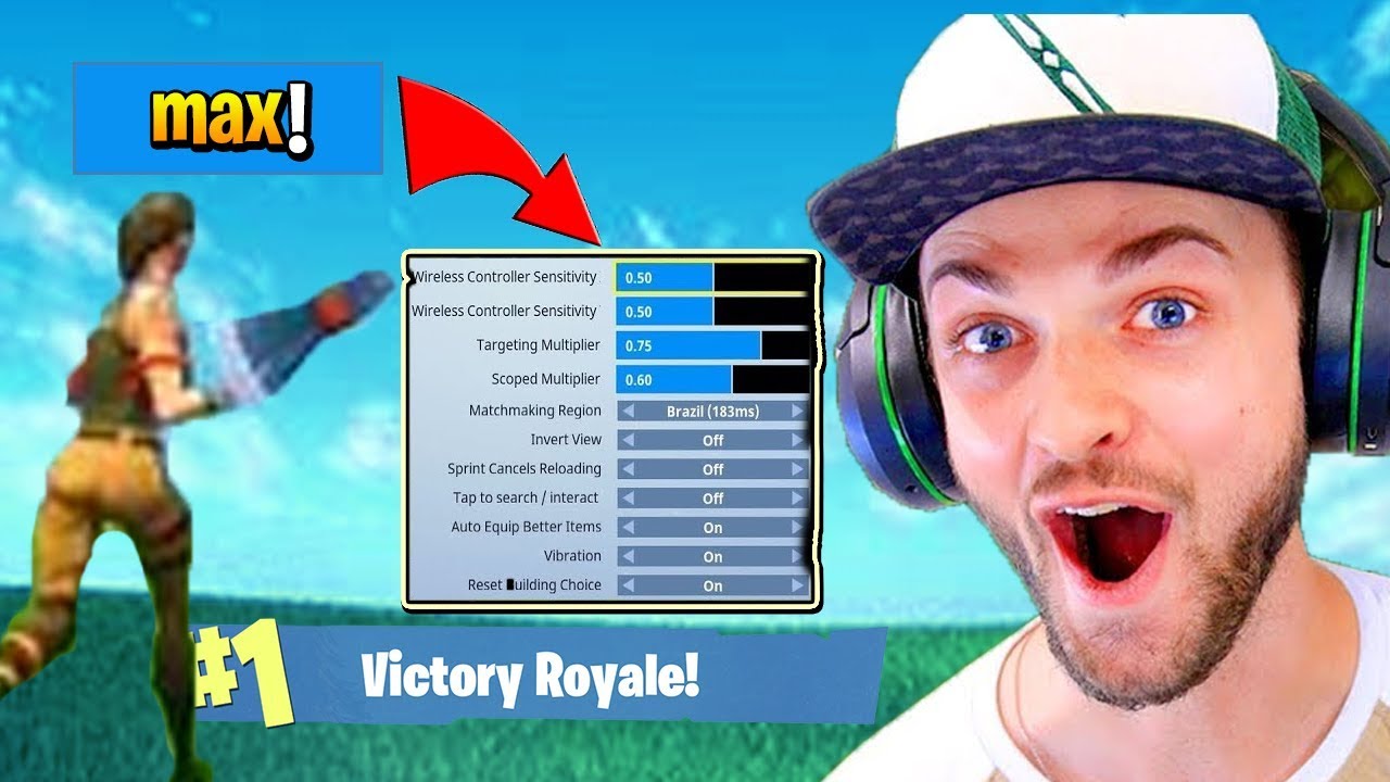 Playing with ALI A *MAX* sensitivity challenge (fortnite battle royale ...