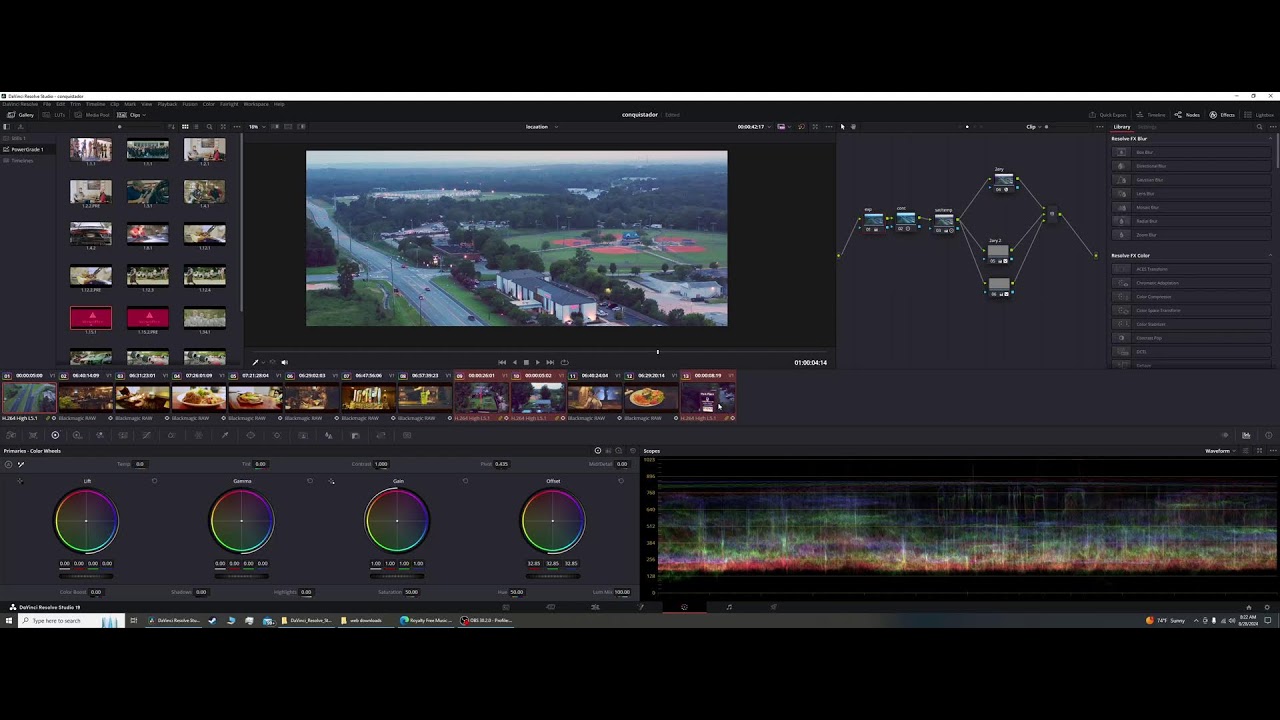 Low light color grade - YouTube