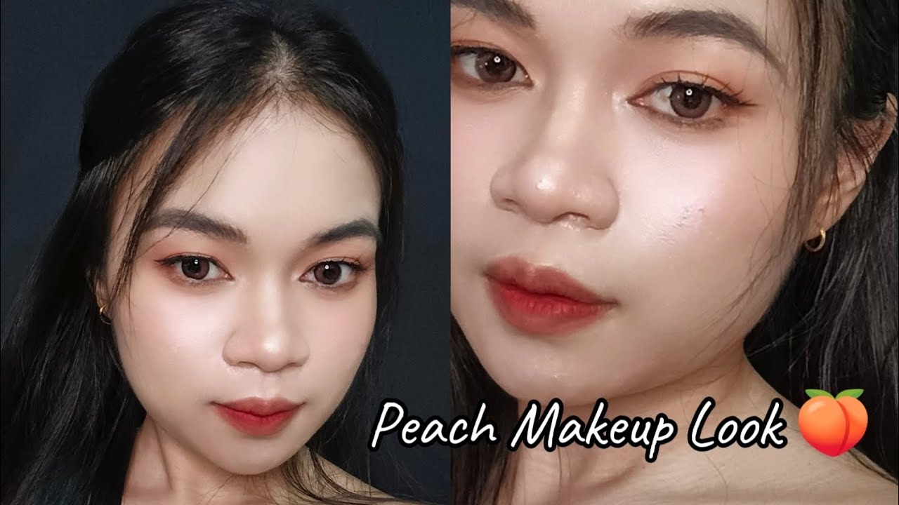 Peach Makeup Look Tutorial | Makeup Ideas | Look | Style 🍑 - YouTube