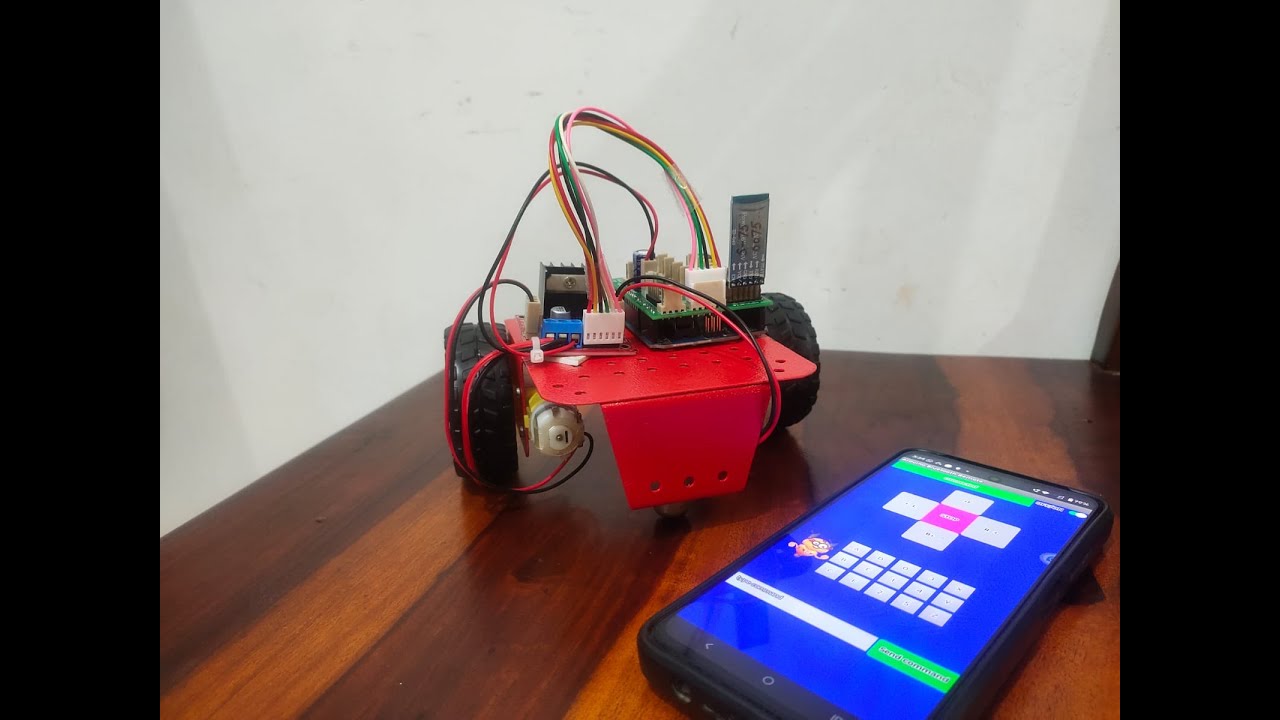 Bluetooth Controlled Arduino Robot - YouTube