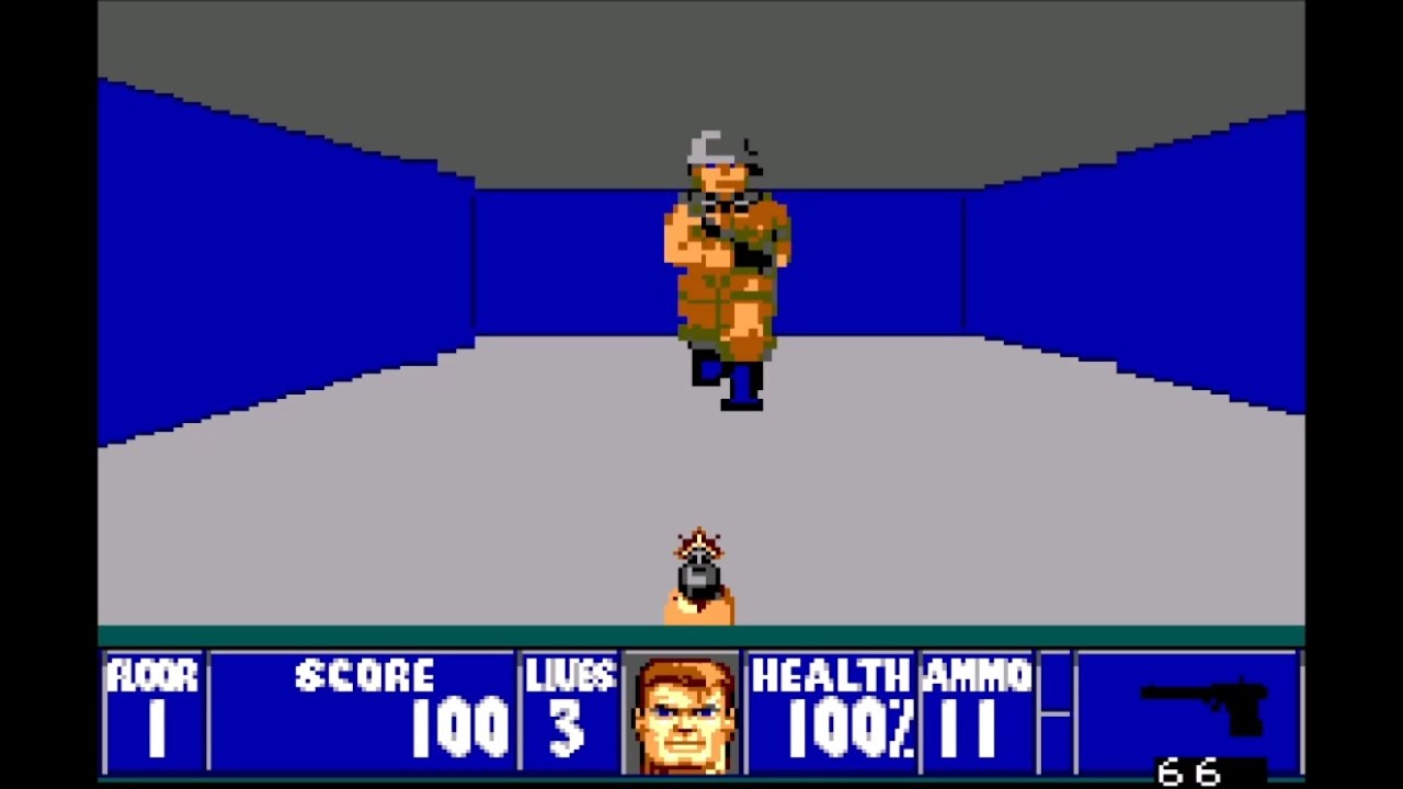 Wolfenstein 3D -1.08- (Sega Master System) Prova - YouTube