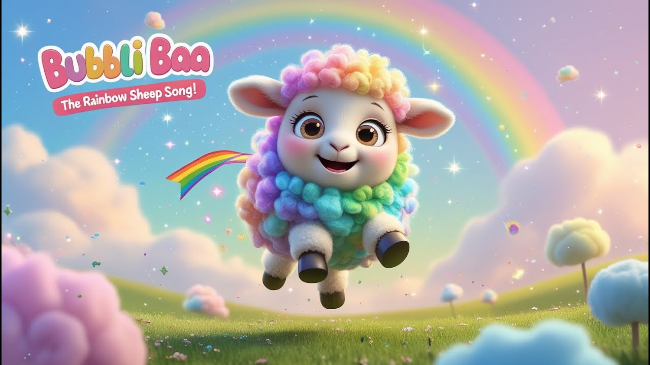 🌈 Discover BUBBLI BAA, The Remarkable Rainbow Sheep that's taking the ...