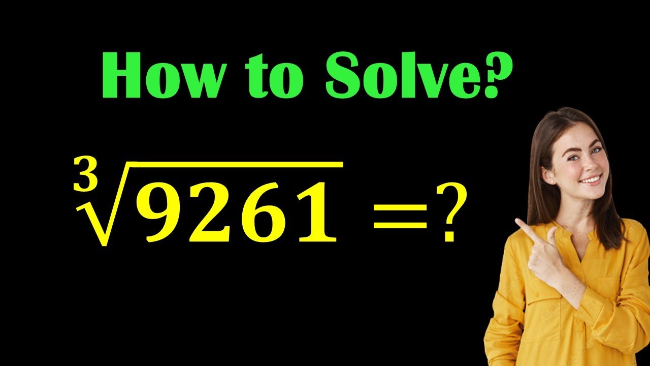 A Nice Maths Algebraic and Olympiad Problem| Find a Cube Root with a perfect Cube| - YouTube
