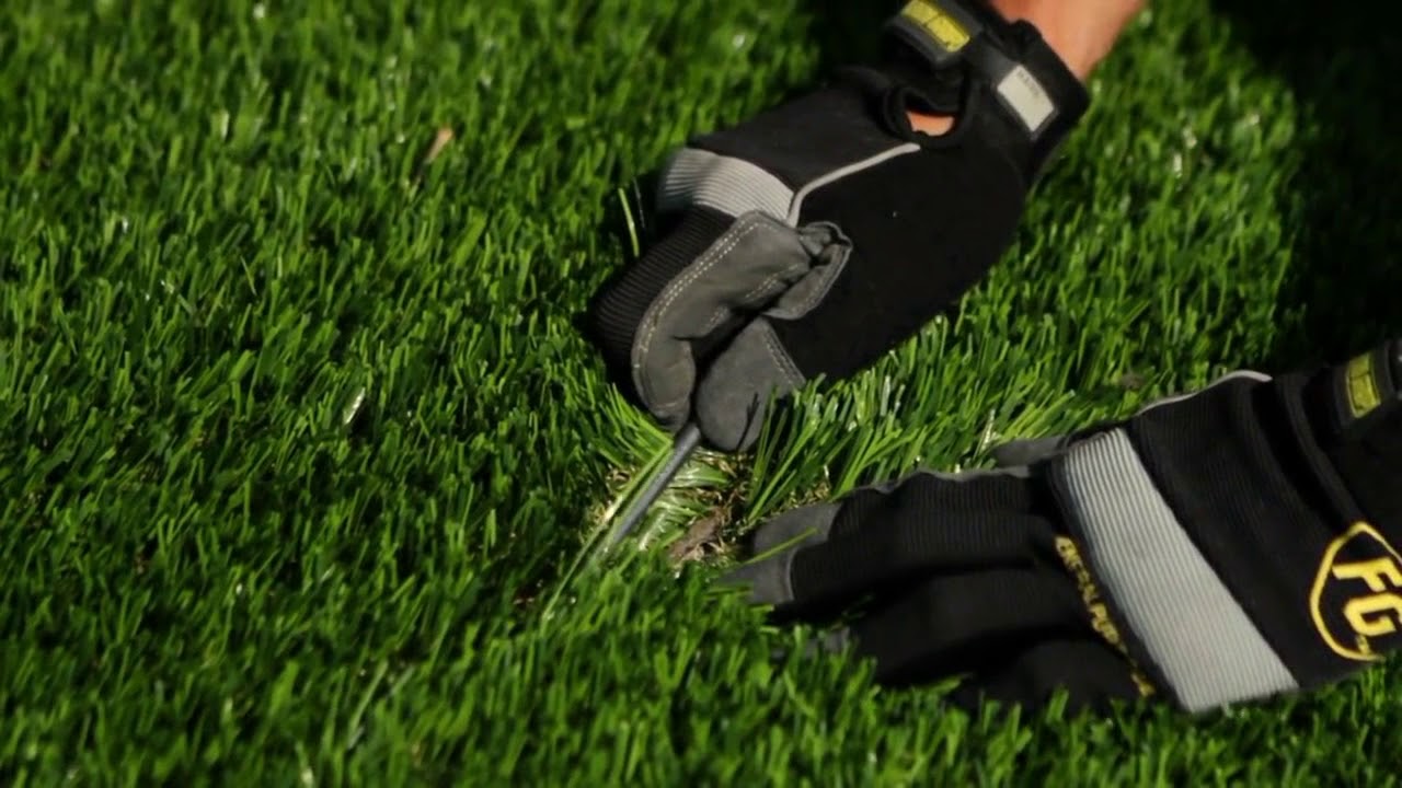 How to Seam Artificial Turf, Artificial Grass Landscaping, lazy lawn ...