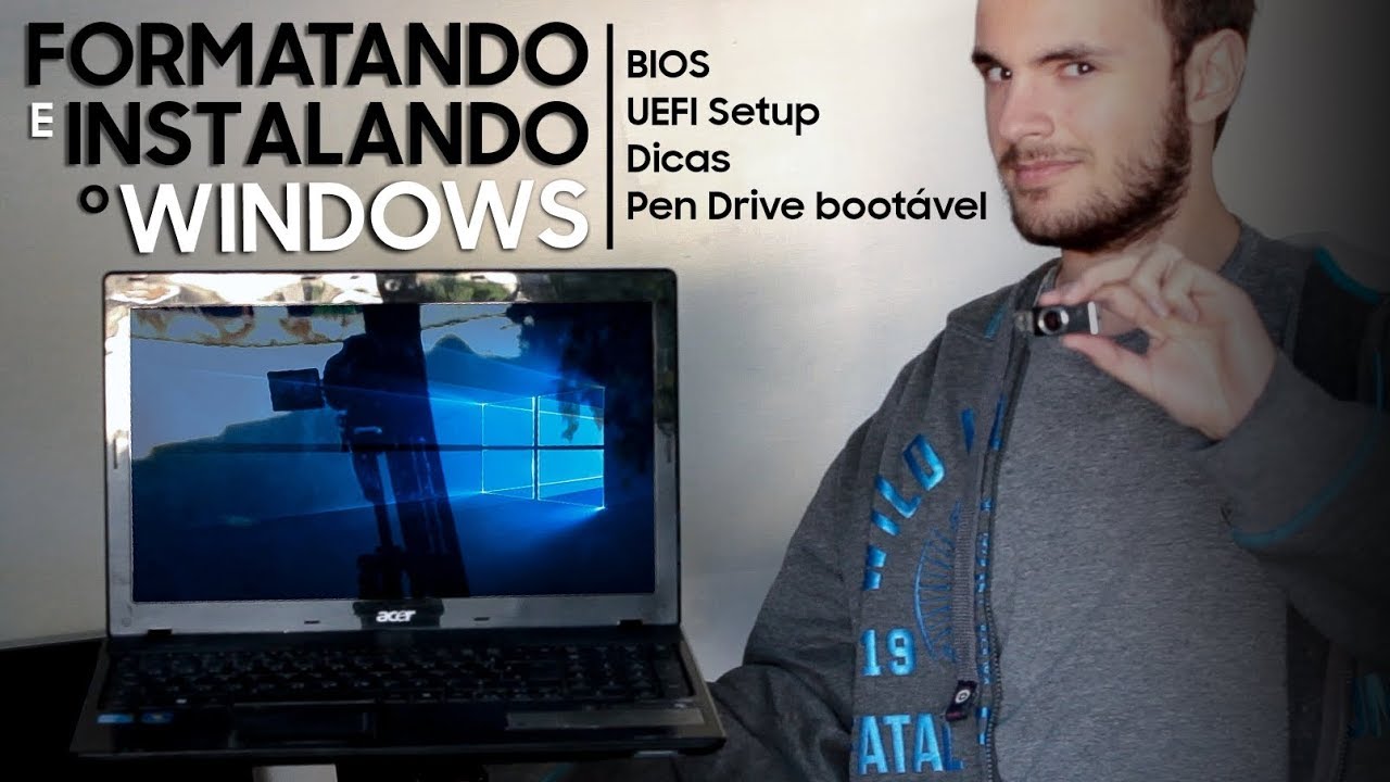 Formatando e Instalando o Windows em um Computador | Tutorial - YouTube