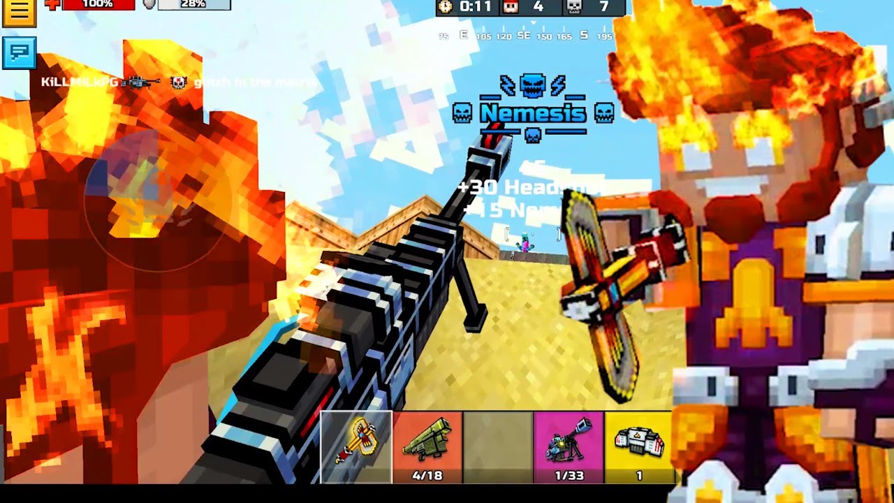 Pixel Gun 3D - Rocket Jumper in Battle Royale - YouTube