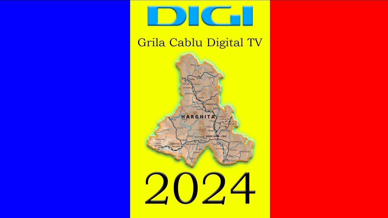DIGI (RCS-RDS) Grila Cablu Digital TV (Judetul Harghita) 2024 - YouTube