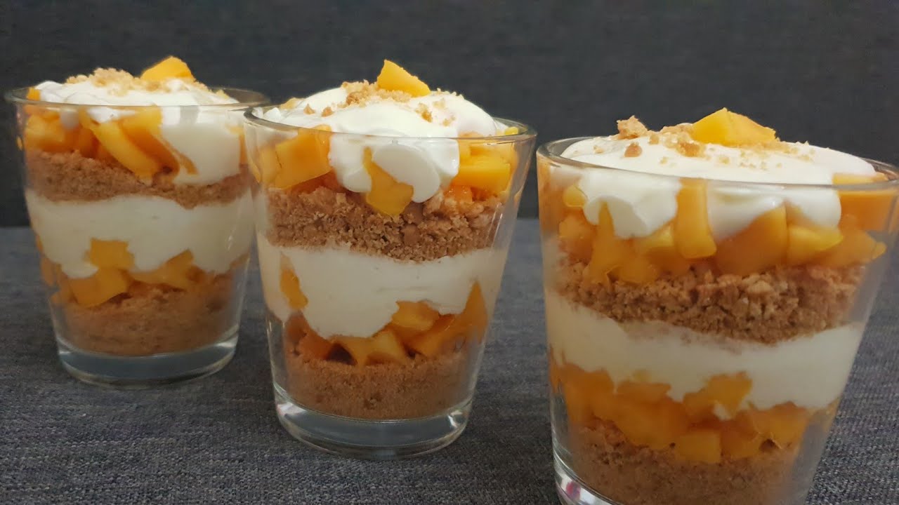 Mango Parfait/Parfait Recipe/Easy dessert - YouTube