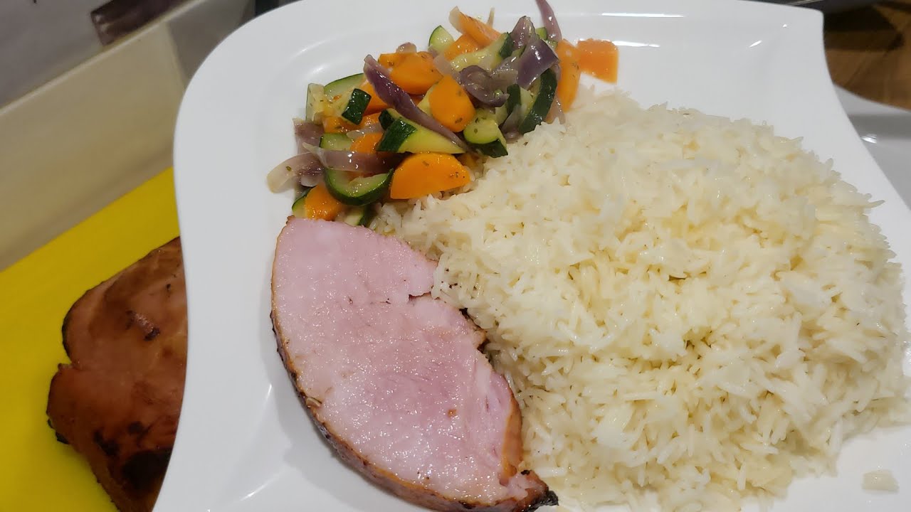 Cooking a healthy meal with pork joint - YouTube