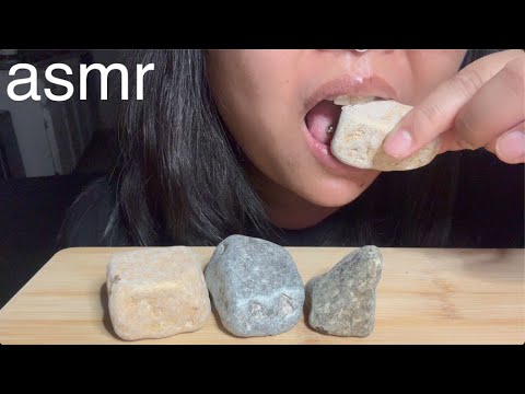 EATING ROCKS ASMR MUKBANG (EATING SOUNDS AND WHISPERING) - YouTube