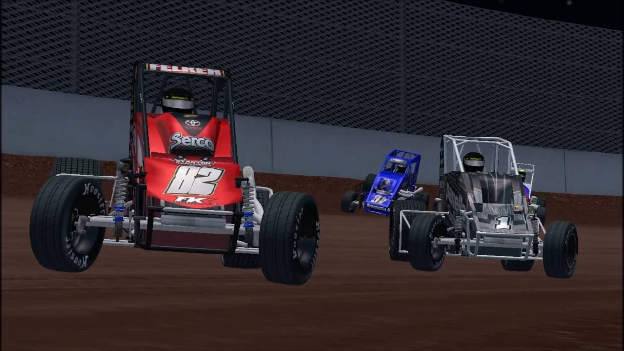 rFactor-POWRi Midgets-TruSpeed Motorsports PA Midget Week Night 1 ...