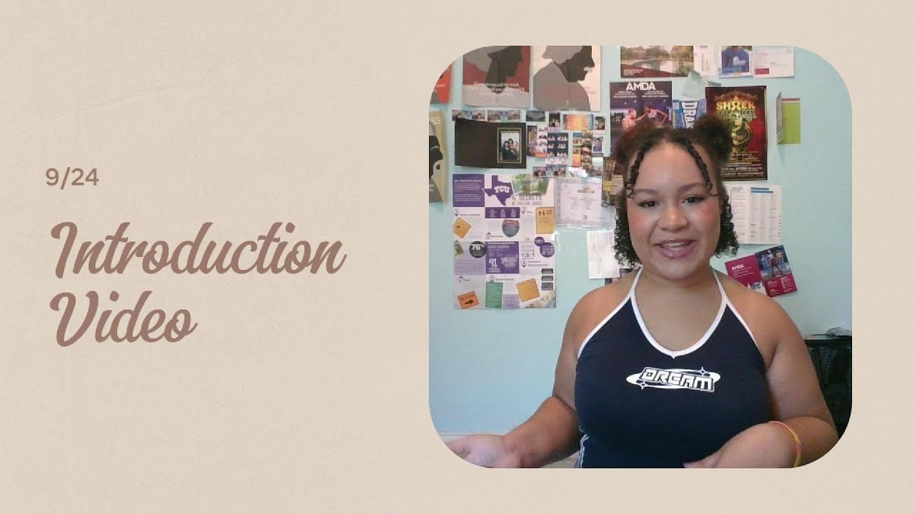 My First Video | Introduction - YouTube