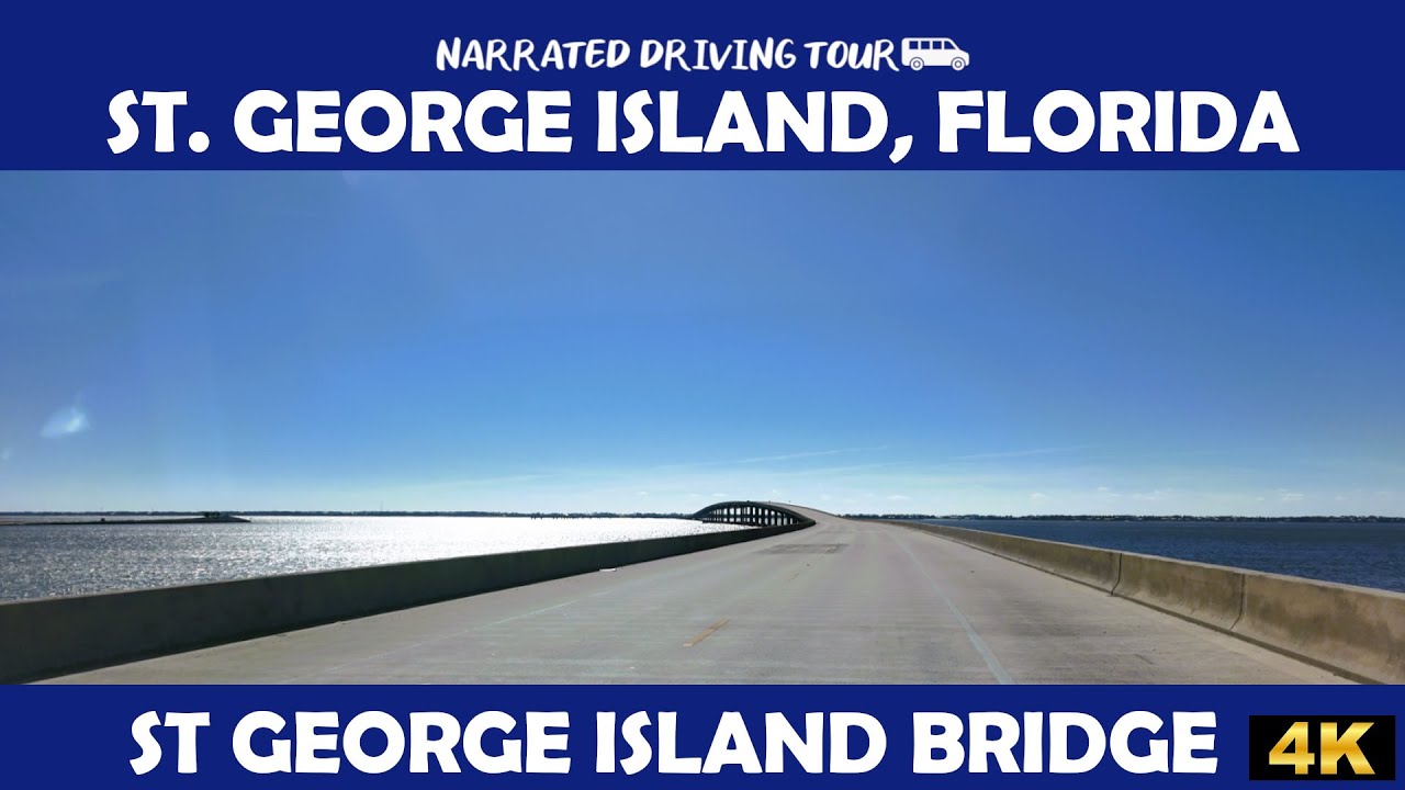 🚗🌅 Stunning Drive Across St. George Island Bridge, Florida | Scenic 4K ...