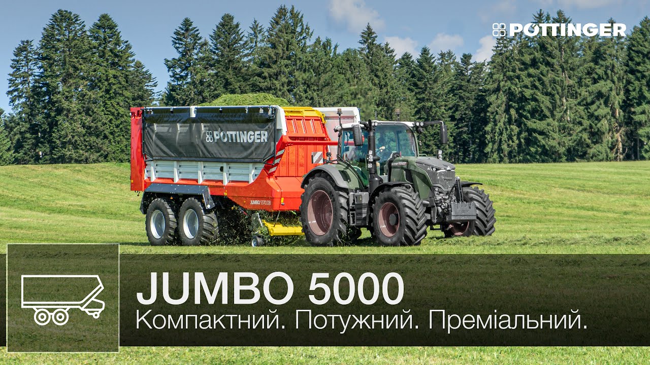 Багатофункціональний прес-підбирач JUMBO 5000 - Компактний. Потужний ...